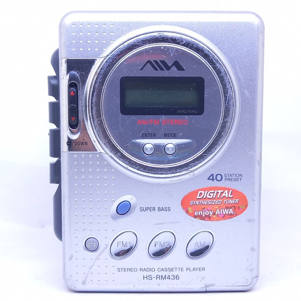 Jual walkman Aiwa HS-RM436 tape player kaset pita radio fm am mini portable | Shopee Indonesia