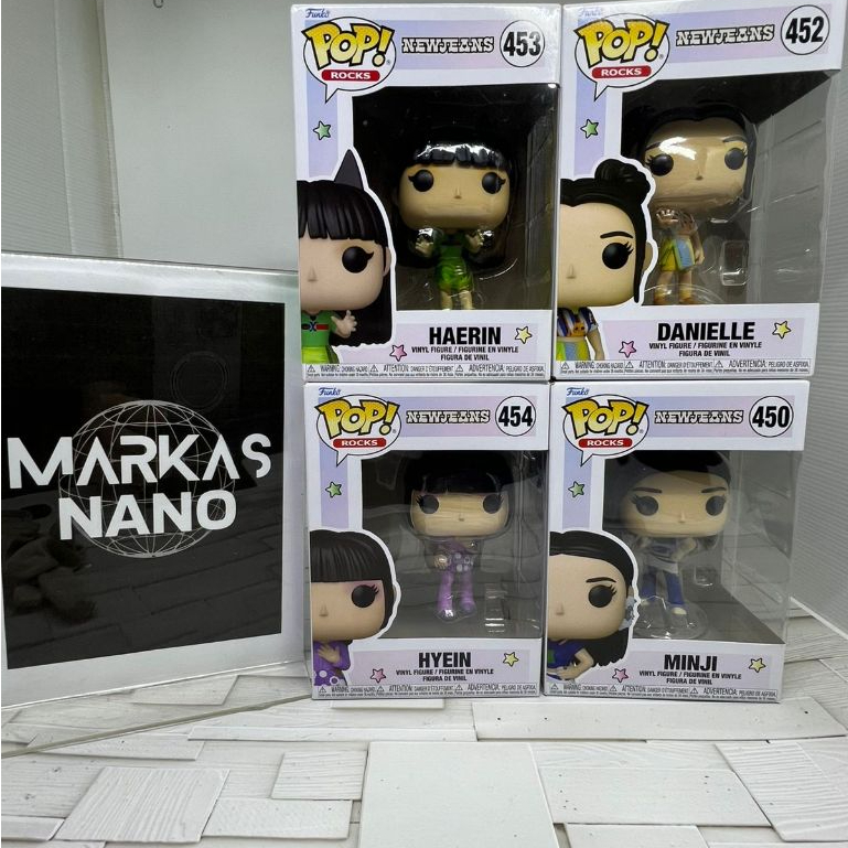 Jual Funko POP! Rocks NEWJEANS - MINJI #450 HANNI #451 DANIELLE #452 ...