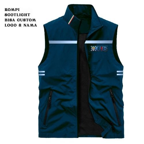 Jual Rompi Terbaru, Rompi Logo Anime, Rompi scotlight Bisa Custom Logo ...