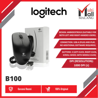 Jual Mouse Logitech B100 Terlengkap & Harga Terbaru Maret 2026 | Shopee ...