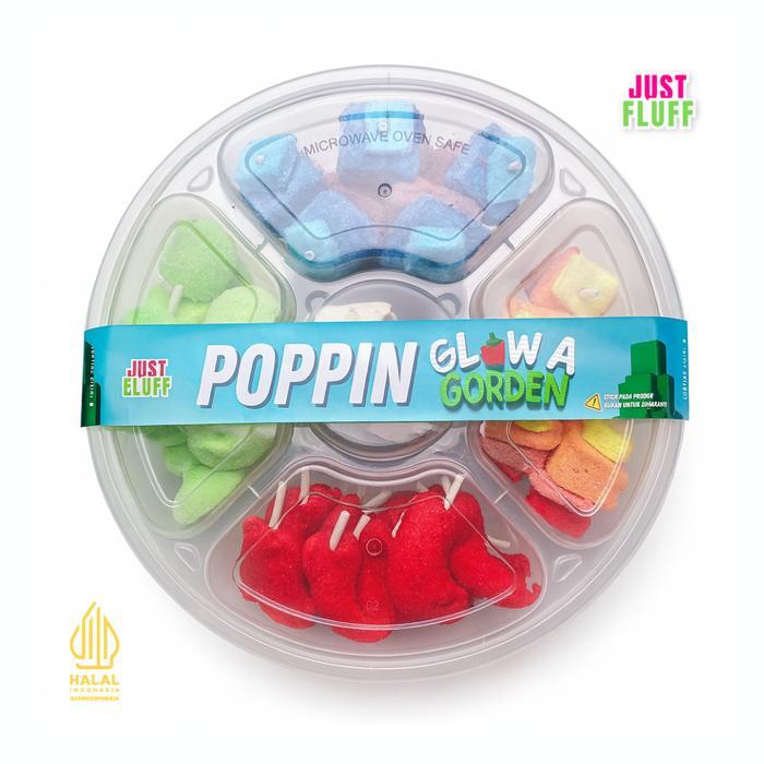 Jual [POPPIN GLOW A GORDEN] MARSHMALLOW JUSTFLUFF [HALAL] | Shopee ...