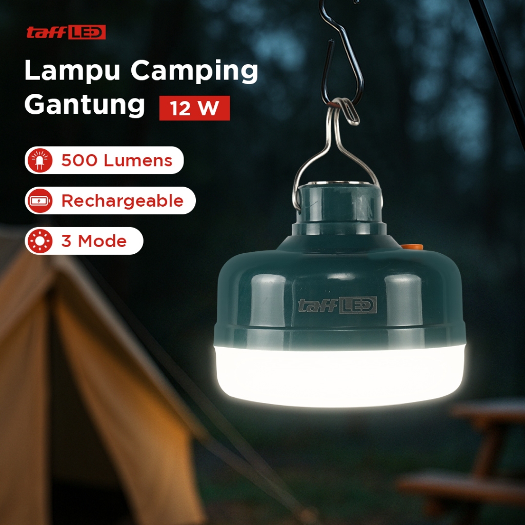 Jual Lampu LED Camping Gantung Waterproof Cool White 1200mAh 12W - V51 ...