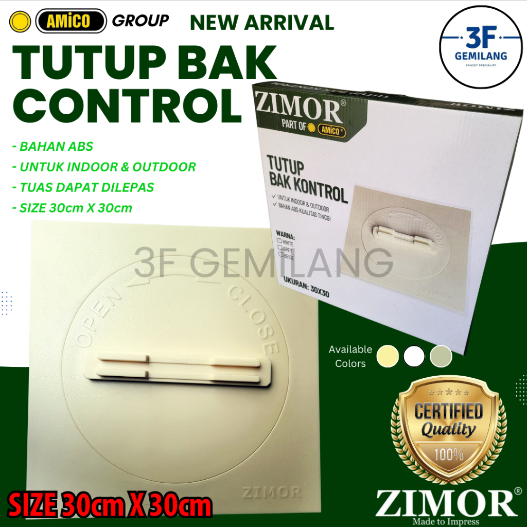 Jual ZIMOR - Tutup Septic Tank Bak Control ABS Ukuran 30 X 30 cm ...