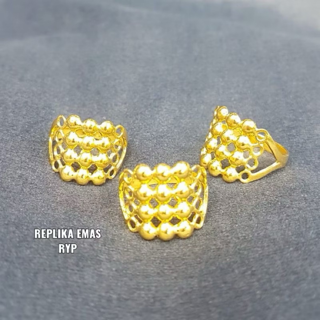 Jual cincin merica replika emas london lapis emas 24K persis seprti ...