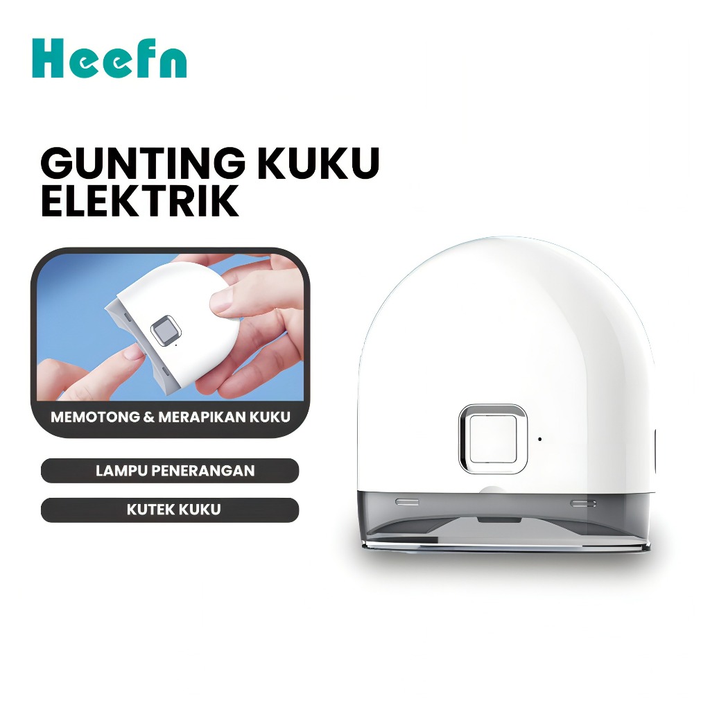 Jual Heefn Gunting Kuku Elektrik Portable Automatic Electric Nail ...