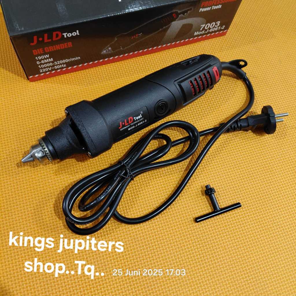 Jual DIE mesin GRINDER MINI JLD KEPALA BOR 6MM Gerinder grinda dai ...