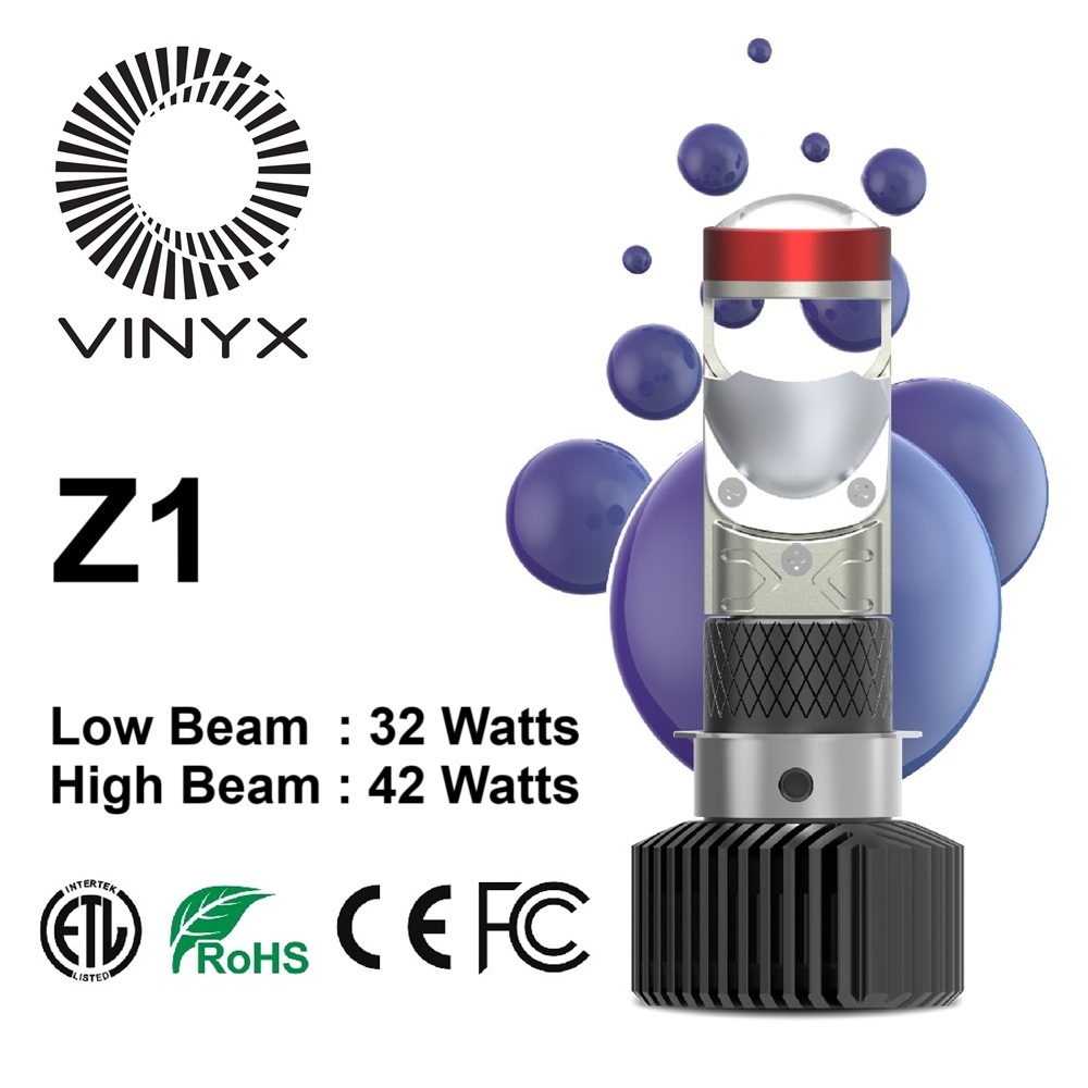 Jual Lampu Utama LED VINYX Z1 H6 H4 H7 Projie Mini Projector Lens Lensa ...