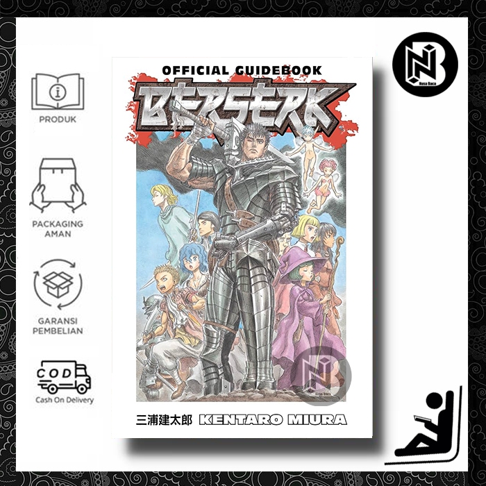Jual Berserk Official Guidebook by Kentaro Miura - Nusa Baca | Shopee ...