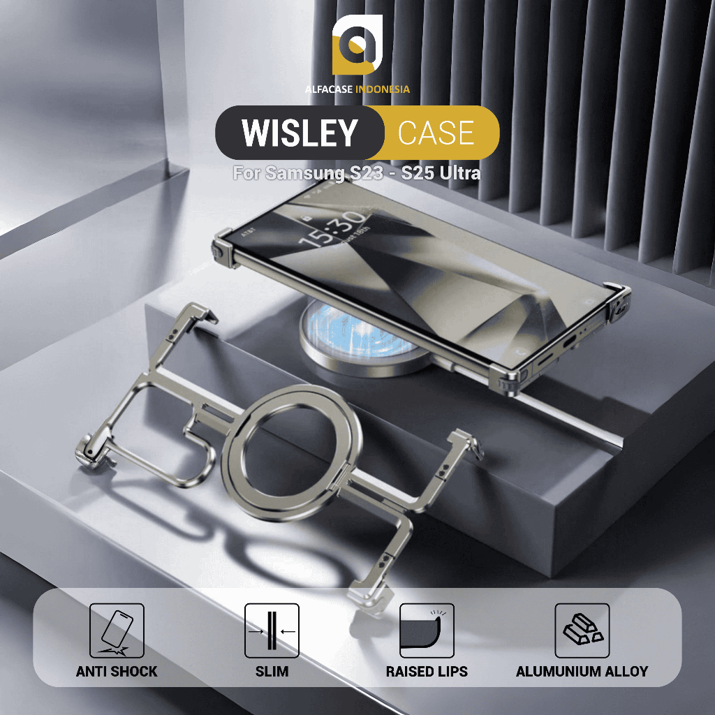 Jual ALFACASE Case Samsung S23 S24 S25 Ultra - Wisley Case - Casing ...