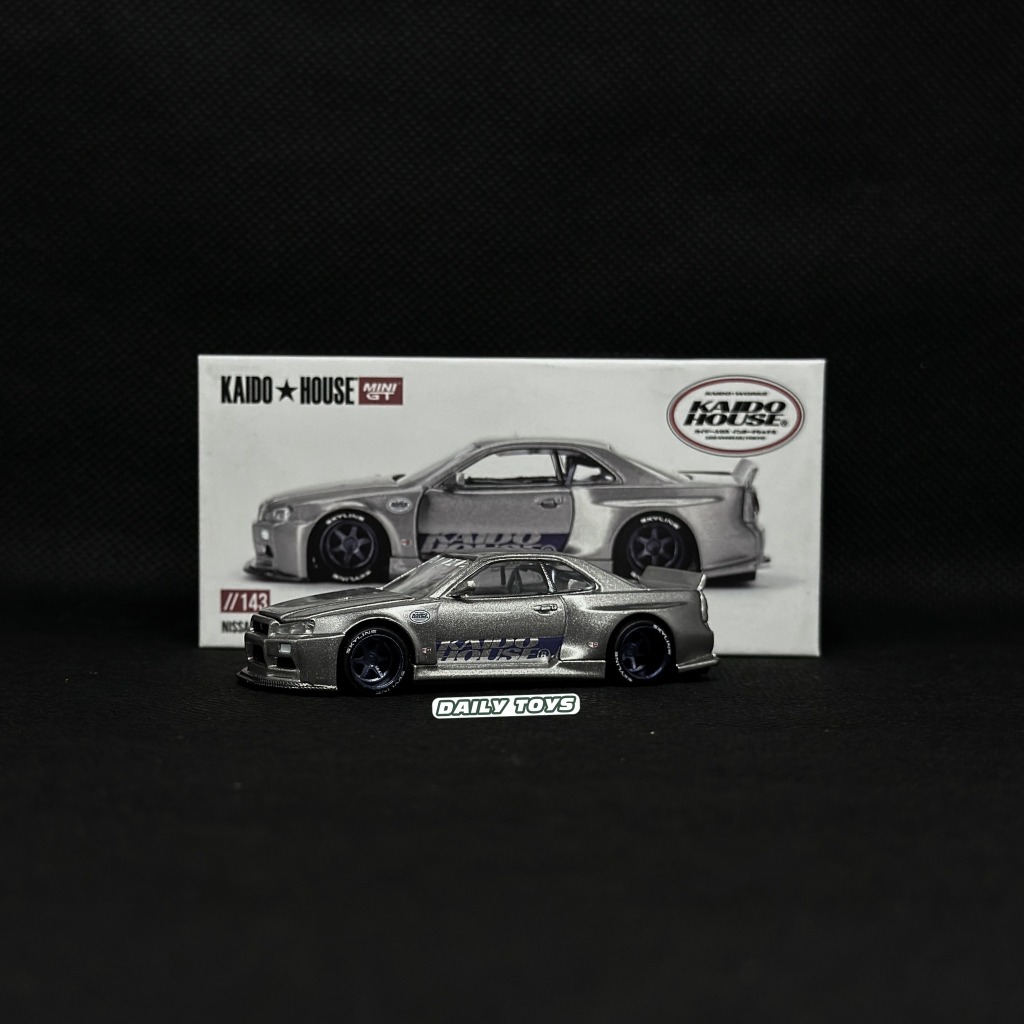 Jual Mini GT x Kaido House Nissan Skyline GT-R R34 Kaido Works Shinjuku ...