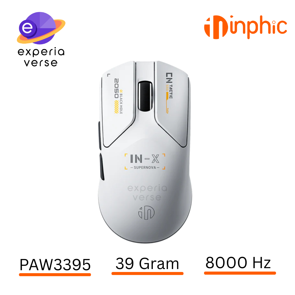 Jual Inphic INX Wireless Gaming Mouse PAW3395 Super Ringan 39gram / 45 ...