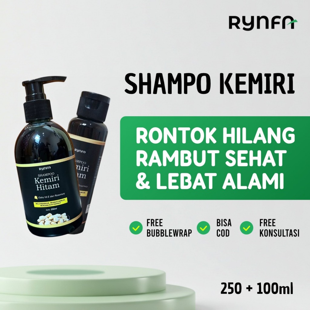 Jual Shampoo Kemiri Hitam Penumbuh Rambut Rontok 100 dan 250 ml Extra ...