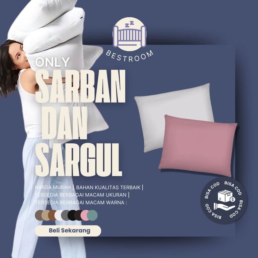 Jual Sarban Sargul Polos Ukuran 60x45 Aesthetic | Shopee Indonesia