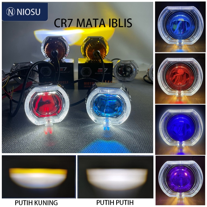 Jual NIOSU CR7 Projie Biled Mini 2.5 inch D2 D3 High Low Cut Off ...