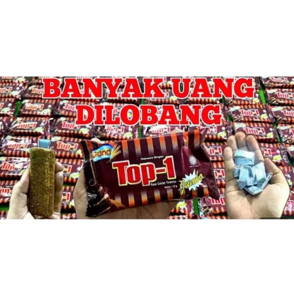 Jual Snack Top one jumbo coklat berhadiah uang tunai | Shopee Indonesia