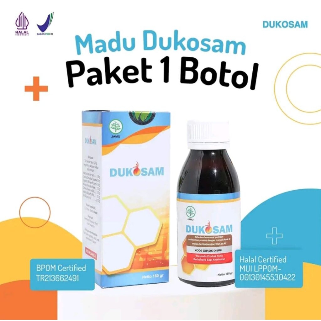 Jual MADU DUKOSAM ORIGINAL atasi kebas nyeri sendi syaraf dan tulang ...