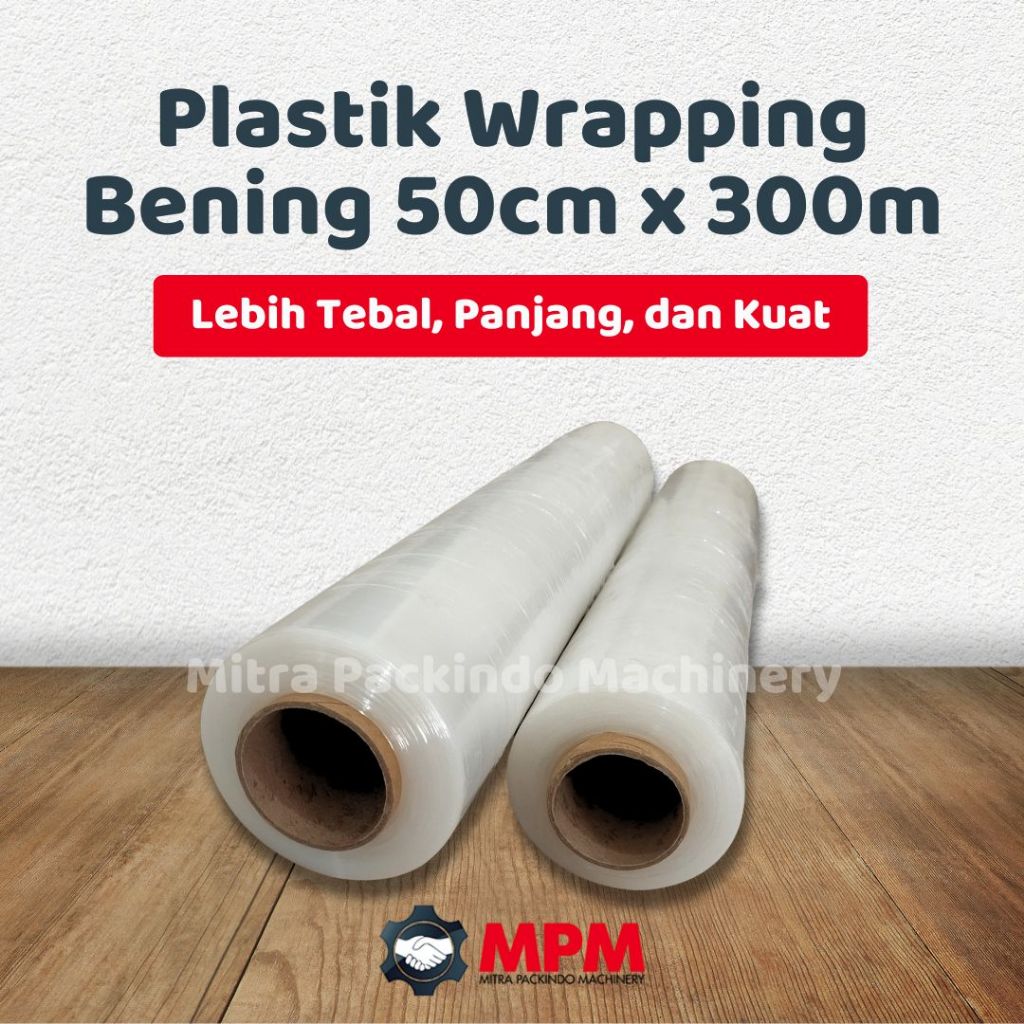 Jual Plastik Wrapping 50cmX300m / Wrapping Strect Film 50cm x 300m ...