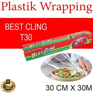 Jual Plastik Cling | BEST CLING PLASTIC WRAP 30 Cm x 30 M / PLASTIK ...