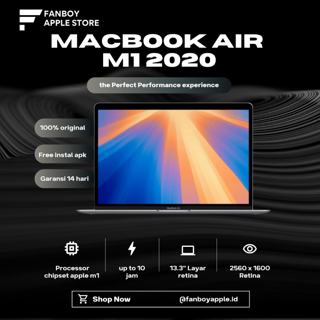 Jual MacBook Air M1 Ram 16GB | 8GB | SSD 128GB | 256GB | 512GB | 13INCH ...