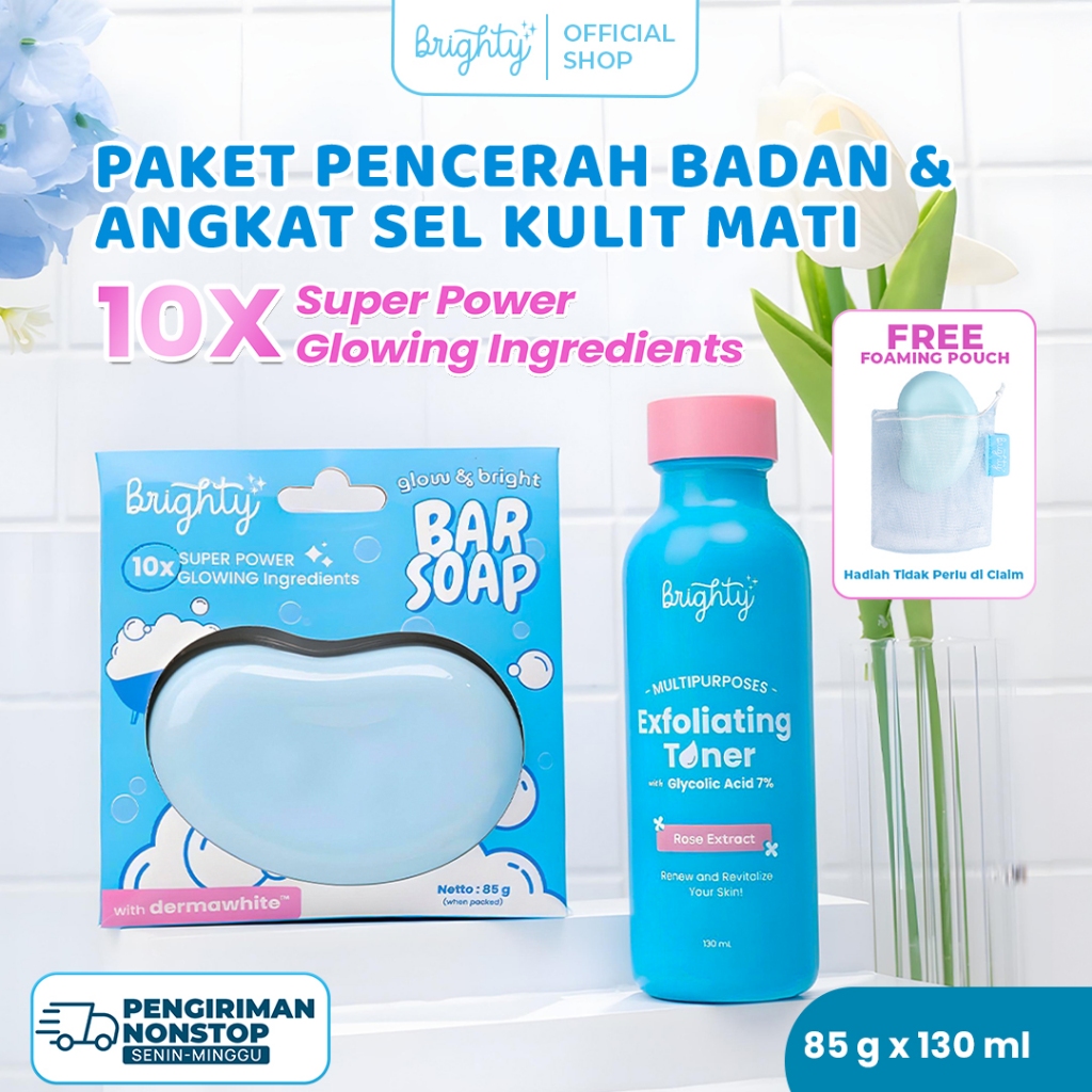 Jual [READY STOCK] Brighty Multipurpose Exfoliating Toner X Glow ...