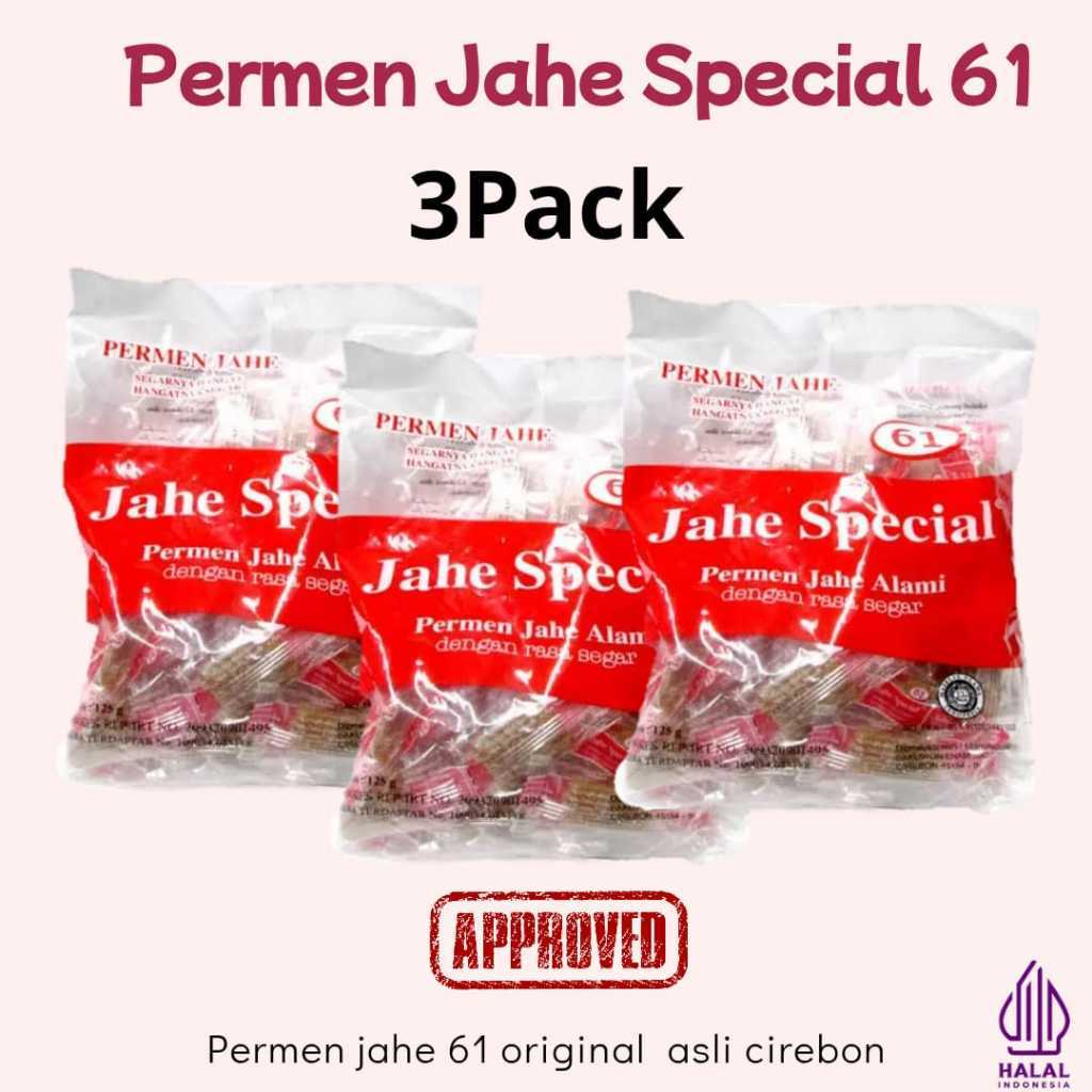 Jual Permen Jahe Special 61 3 Pack EXP 2027 asli cirebon | Shopee Indonesia