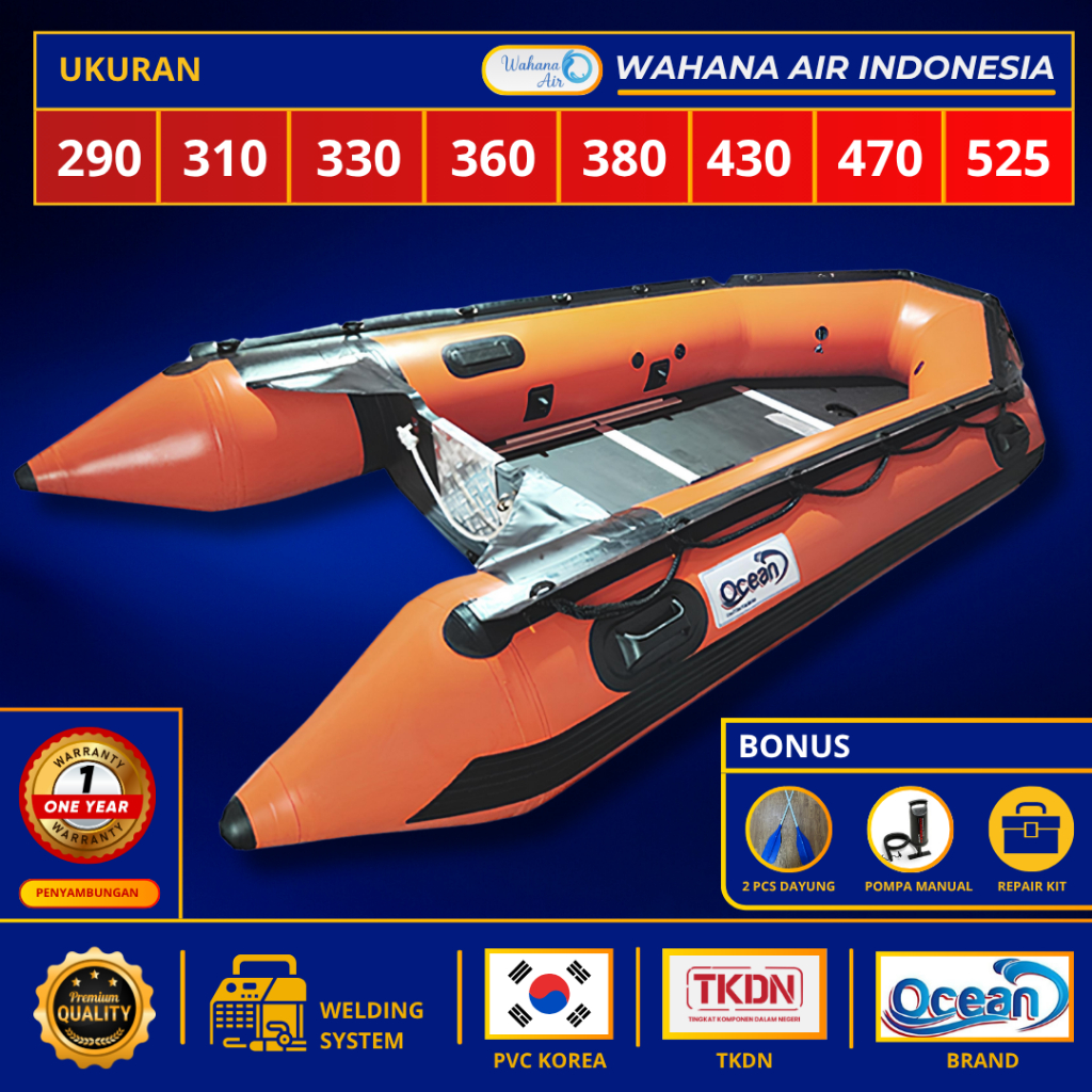 Jual PERAHU KARET LCR RESCUE OCEAN, EVAKUASI BENCANA, BANJIR 290 ...