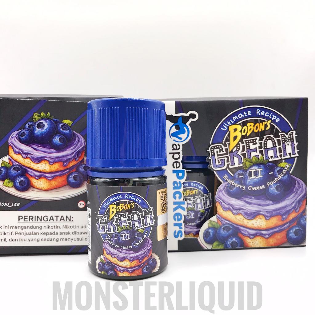 Jual BOBON'S CREAM V2 BLUEBERRY CHEESE PONDCAKE BY VAPEPACKERS X BOBONS ...