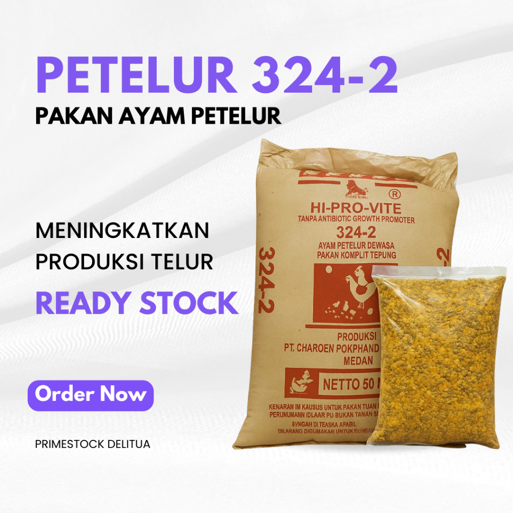 Jual Pakan Ayam Petelur 324-2 Pokphand Repack 1kg: Nutrisi Komplit ...