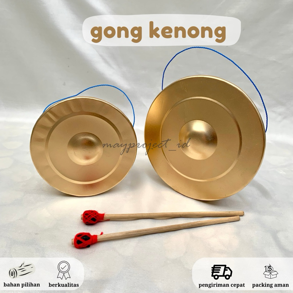 Jual Alat Musik Gong Mini Gamelan Gong Kenong Kecil Mainan Anak ...