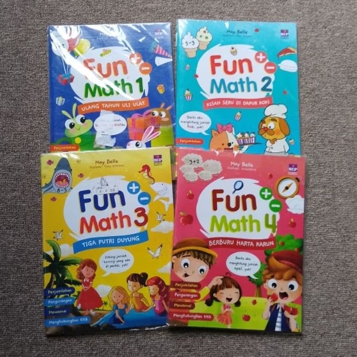 Jual Buku Aktivitas Matematika Fun Math 1 2 3 4 | Shopee Indonesia