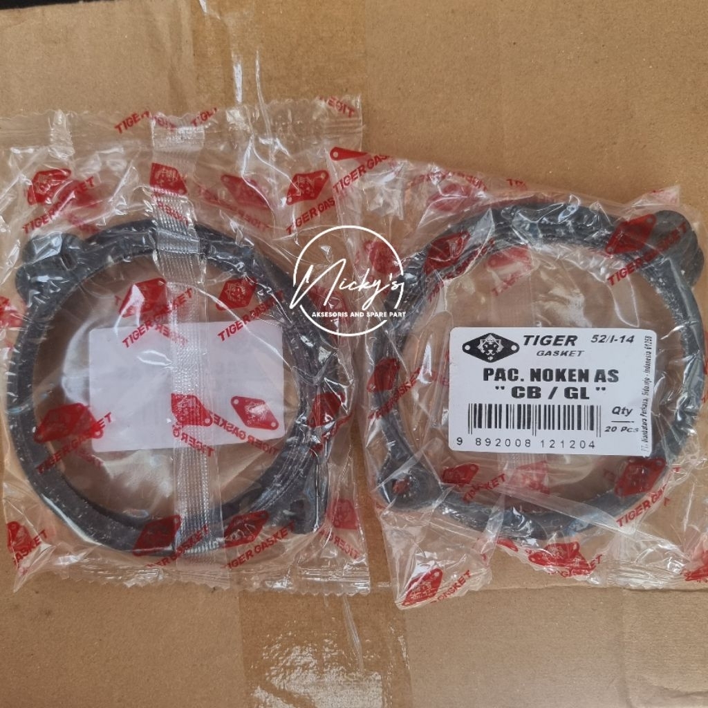 Jual TGP Gasket Packing Tutup Keteng Sentrik Noken AS Bulat NAS Honda ...