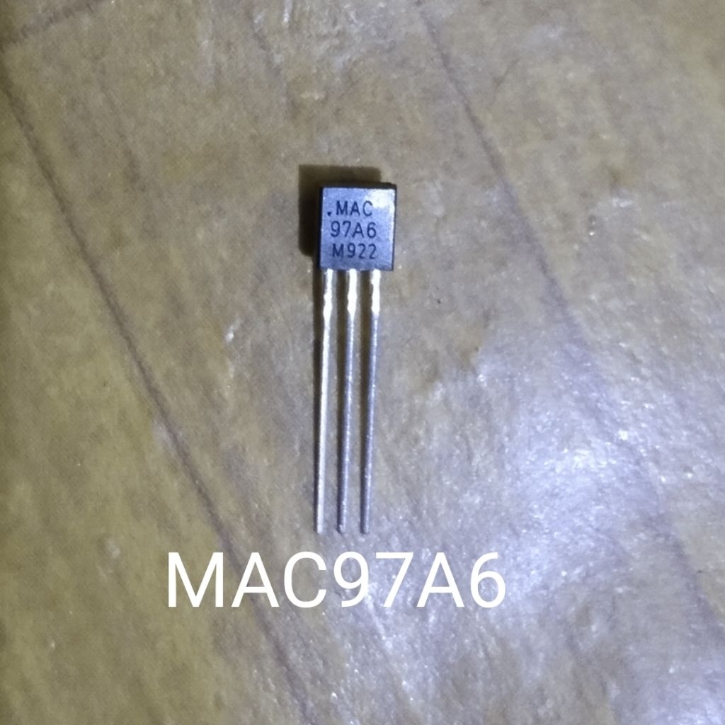 Jual MAC97A6 MAC 97A6 Two-way Thyristor Triac 400V 600mA TO-92 | Shopee ...