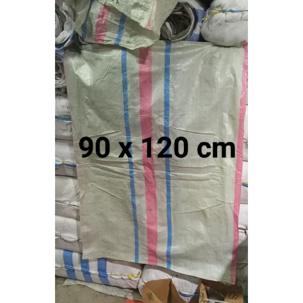 Jual karung BEKAS ukuran 90 x 120 cm isi 10 biji/lembar | Shopee Indonesia