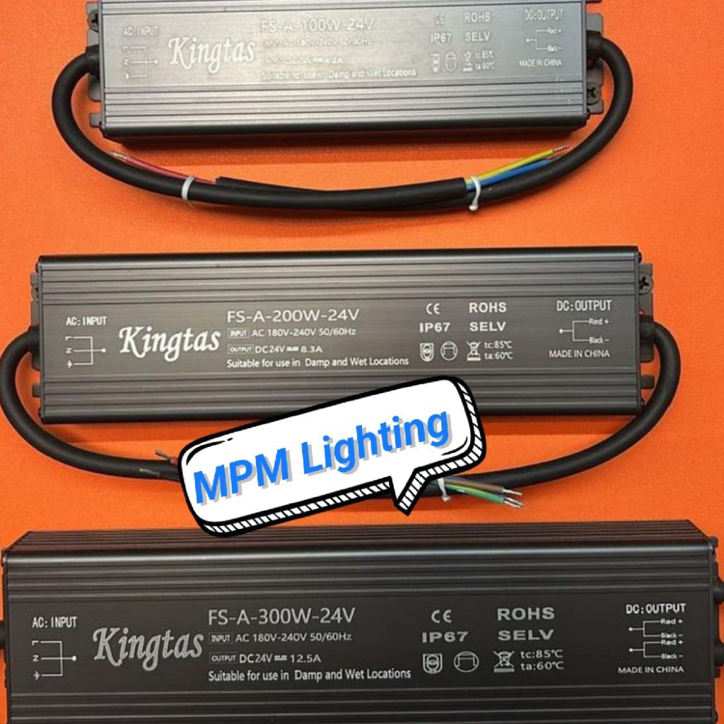 Jual Kingtas Trafo Power Supply 24V 60w 100w 200w 300w Waterproof ...