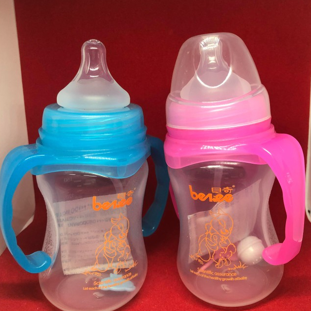 Jual Botol Susu Bayi 180ml/6oz Botol Bayi wide neck PP Baby Bottle ...