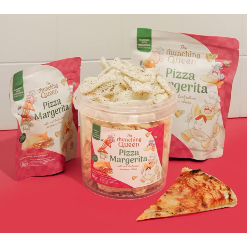 Jual Munching Queen : Pizza Margeritha Fish & Cheese Series / Kerupuk ...