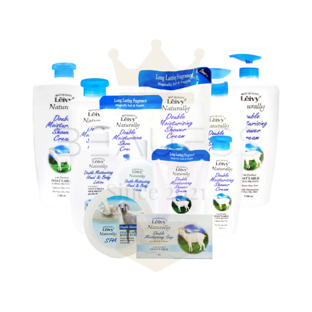 Jual LEIVY DOUBLE MOISTURIZING GOAT'S MILK SERIES | SHOWER CREAM | BODY ...