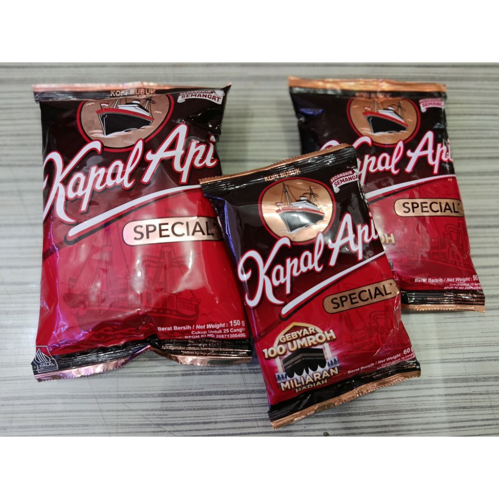 Jual Kopi Kapal Api Special 60g ,90g & 150g | Shopee Indonesia