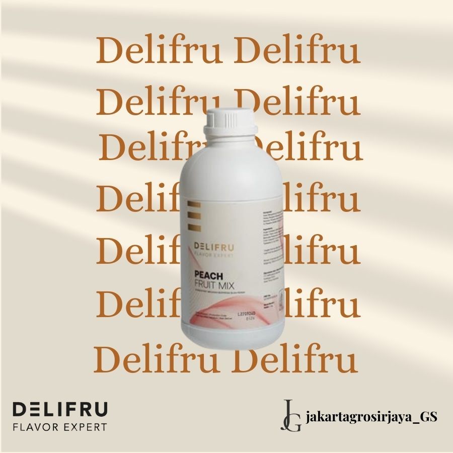 Jual Delifru Peach Fruit Mix Puree - Puree Buah Persik 1 Kg | Shopee ...