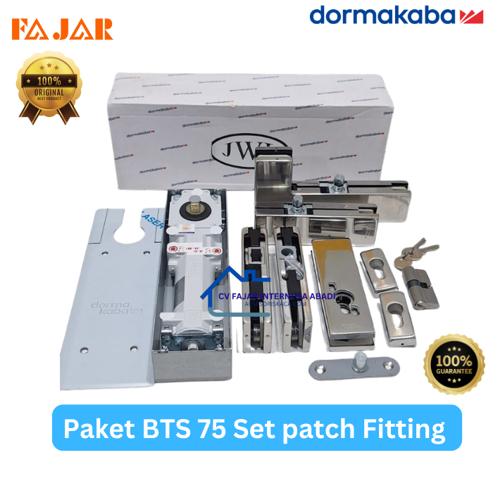Jual Floorhinge Dorma BTS 75 + Patch Fitting ( Pt 10, Pt 20, Us 10 ...