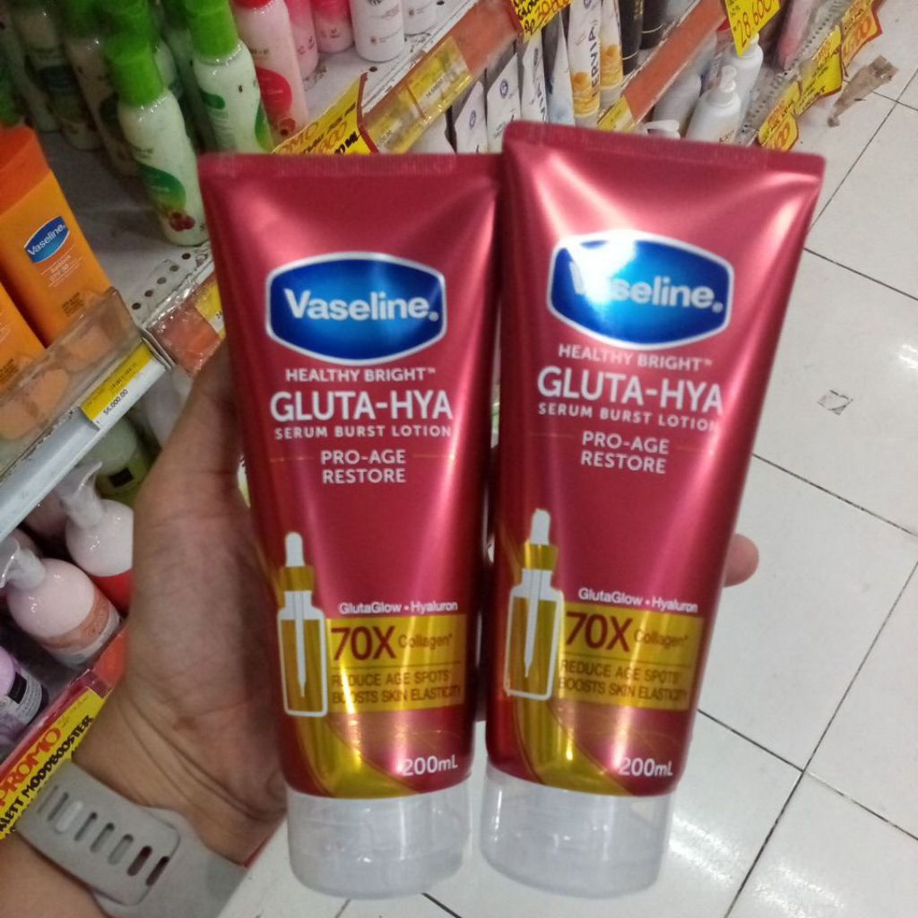 Jual Vaseline gluta pro age restore 200ml | Shopee Indonesia