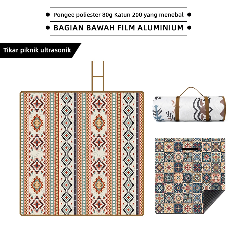 Jual Tikar piknik tahan air tebal, tikar lipat portabel,berkemah di ...