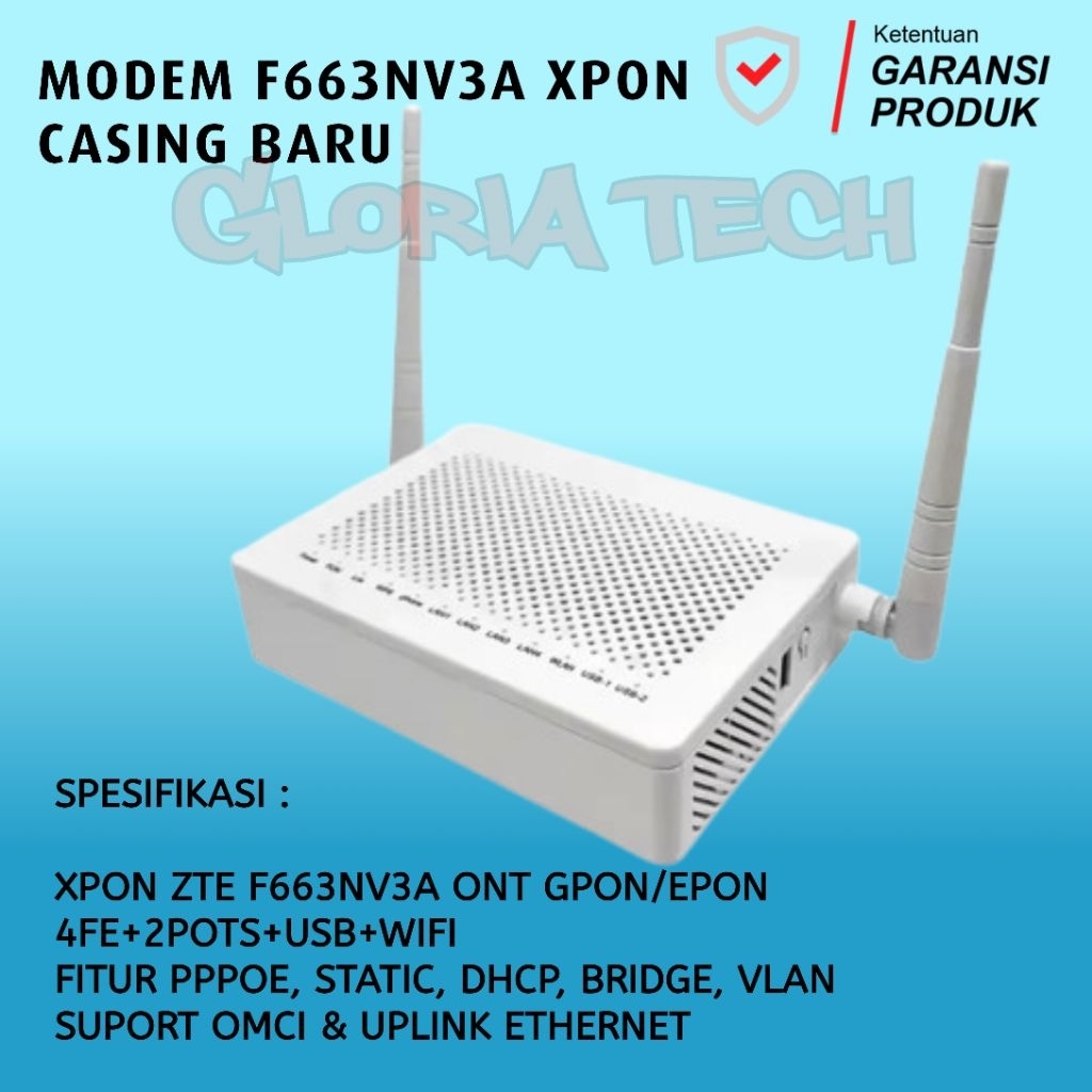 Jual MODEM F663NV3A XPON BARU SUPORT UPLINK ETHERNET | Shopee Indonesia