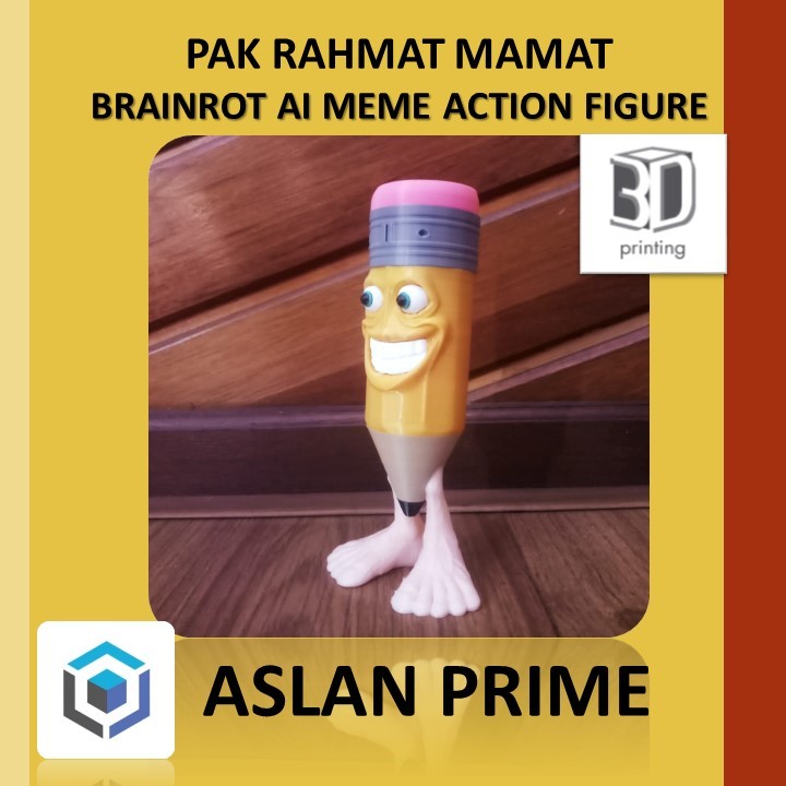 Jual PAK RAHMAT MAMAT PAKRAHMATMAMAT ACTION FIGURE 3D Print Mainan Toy ...