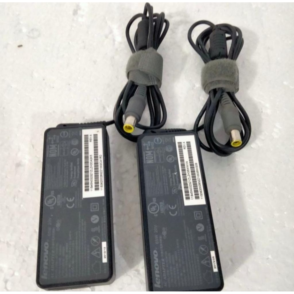 Jual Adaptor Charger Laptop Lenovo 65W 90W / 20V - 3,25A colokan Bulat ...