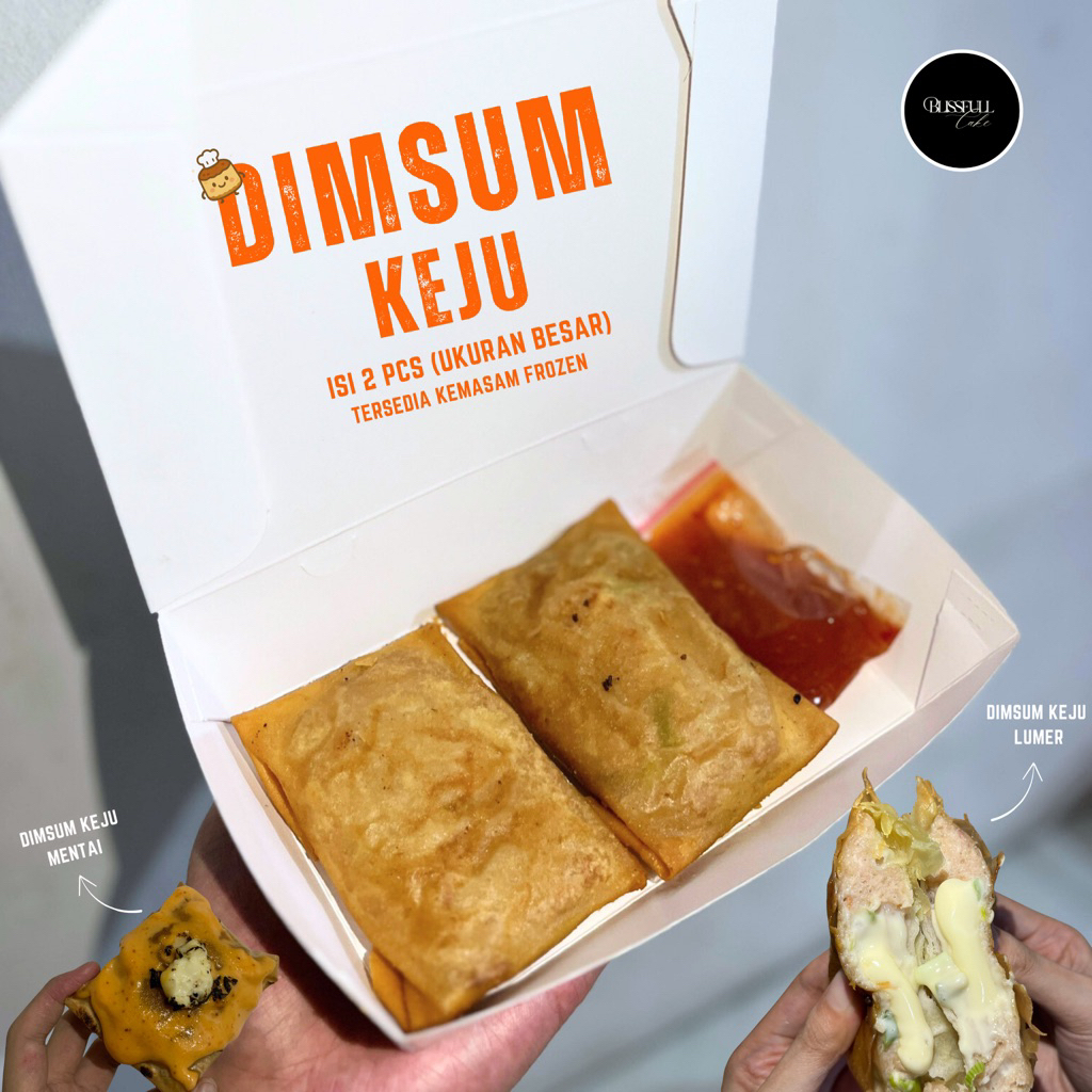 Jual Dimsum Keju Lumer isi 2 BESAR (TERSEDIA KEMASAN FROZEN) | Shopee ...