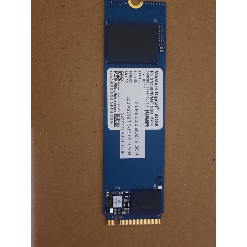 Jual NVMe 512GB SSD NVMe M2 WD PC SN530 512GB PCI x Gen 3 | Shopee ...