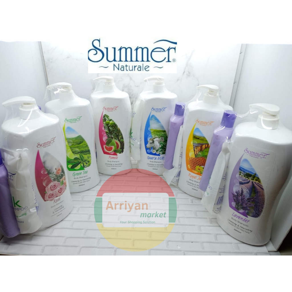 Jual (VALUE PACK) Sabun Summer Naturale Body Wash / sabun Cair import ...