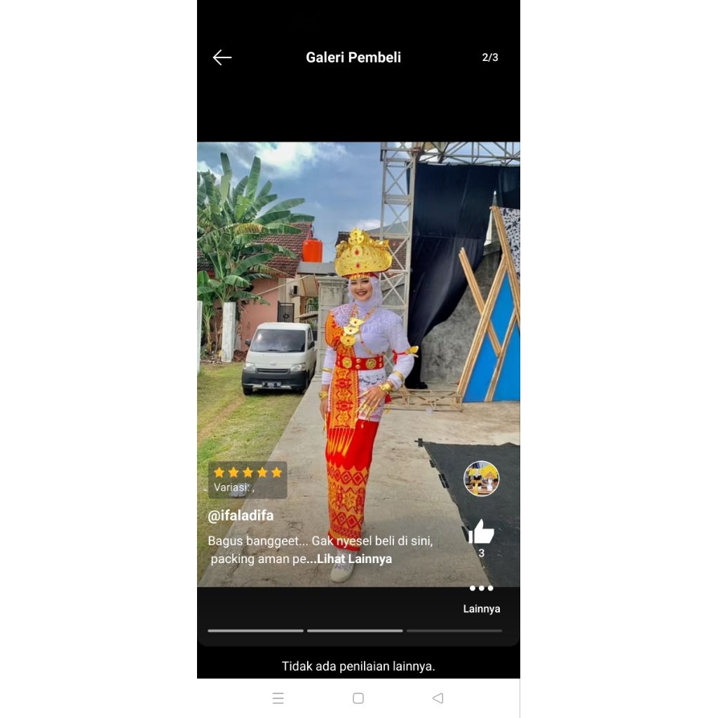 Jual baju adat Lampung#set tari sembah#siger Lampung#kostum karnaval# ...