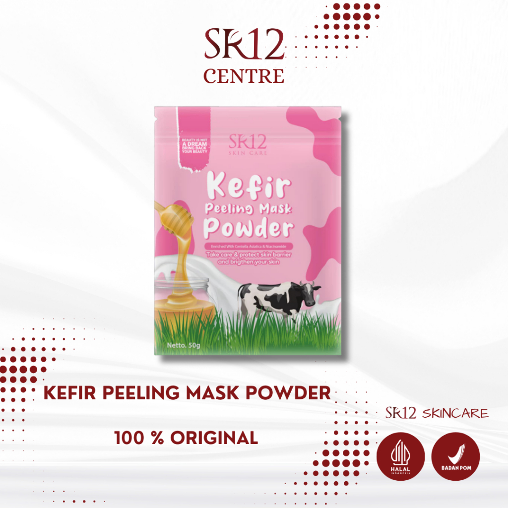Jual Kefir Peeling Mask SR12 Powder Masker Mencerahkan Wajah dan ...
